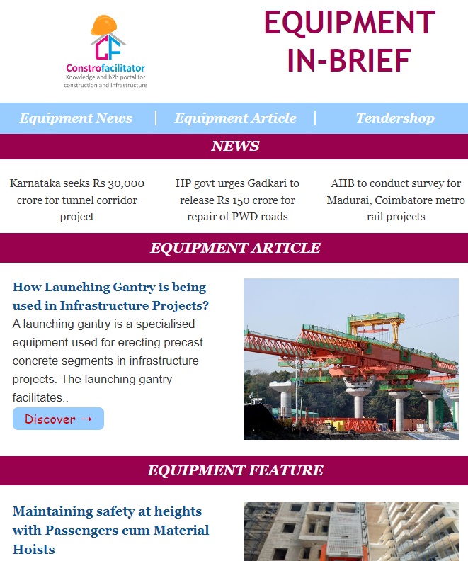 Equipment In Brief - eMagazine